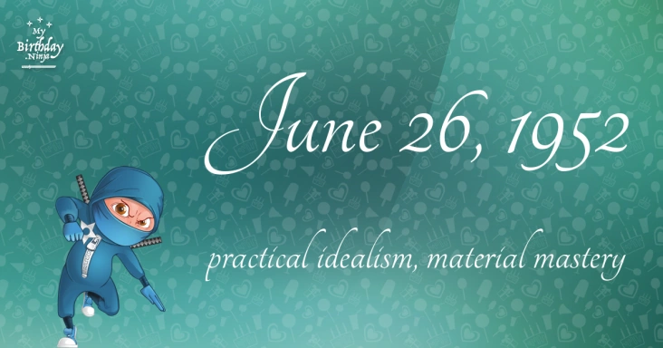 June 26, 1952 | Date Mania Wiki | Fandom