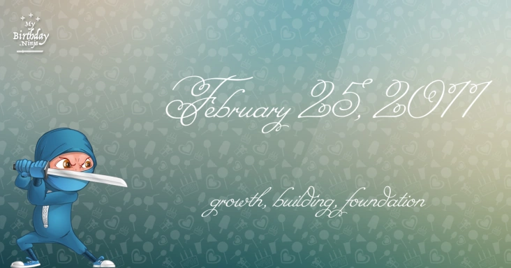 February 25, 2011 | Date Mania Wiki | Fandom