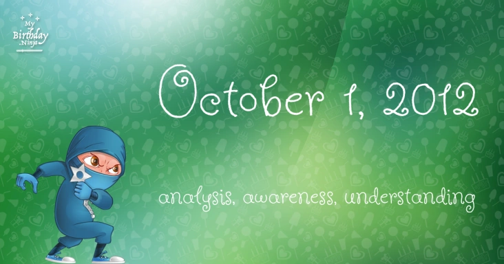 October 1, 2012 | Date Mania Wiki | Fandom