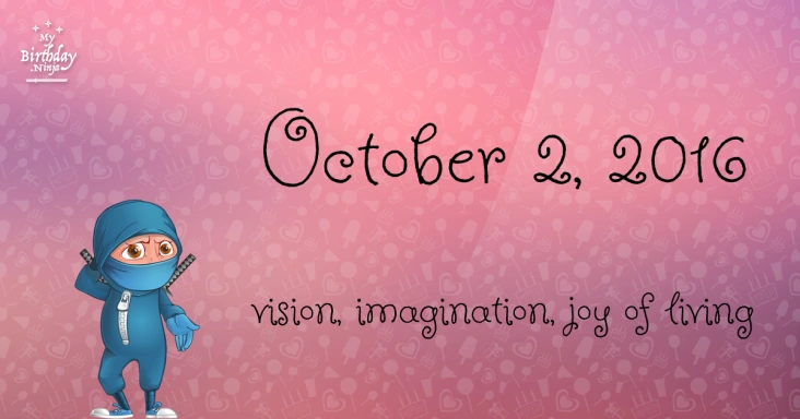 October 2, 2016 | Date Mania Wiki | Fandom