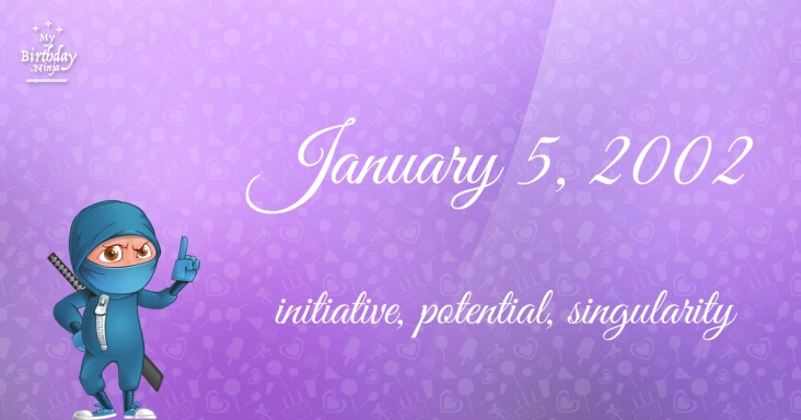 January 5, 2002 | Date Mania Wiki | Fandom