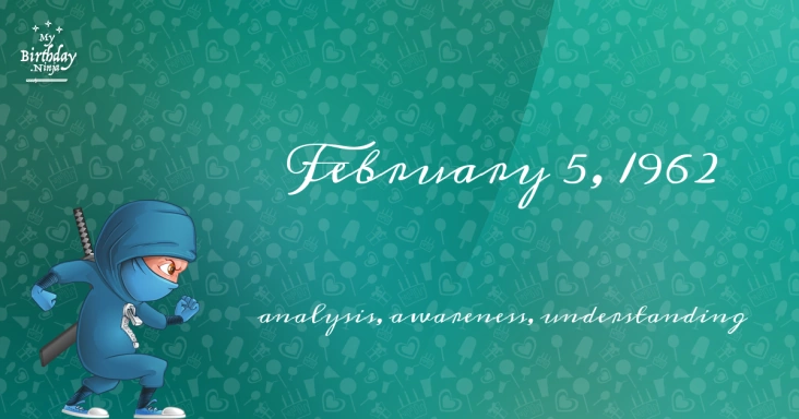 February 5, 1962 | Date Mania Wiki | Fandom