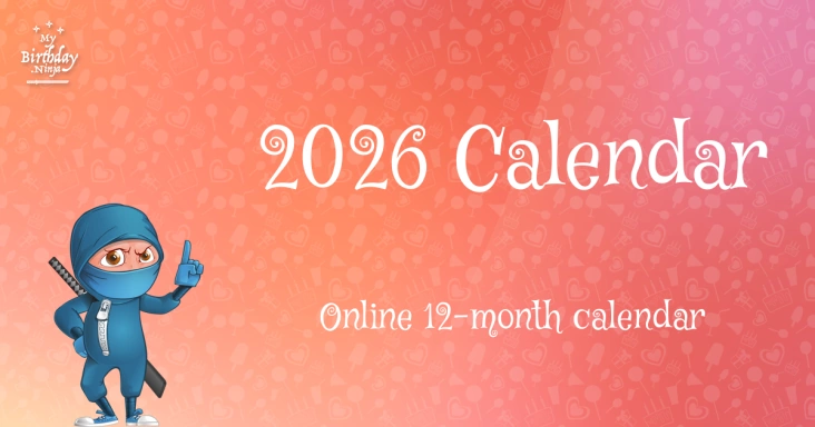 2026 Calendar | Date Mania Wiki | Fandom