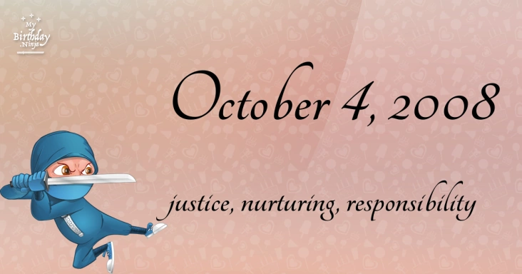 October 4, 2008 | Date Mania Wiki | Fandom
