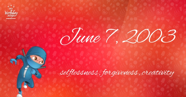 June 7, 2003 | Date Mania Wiki | Fandom