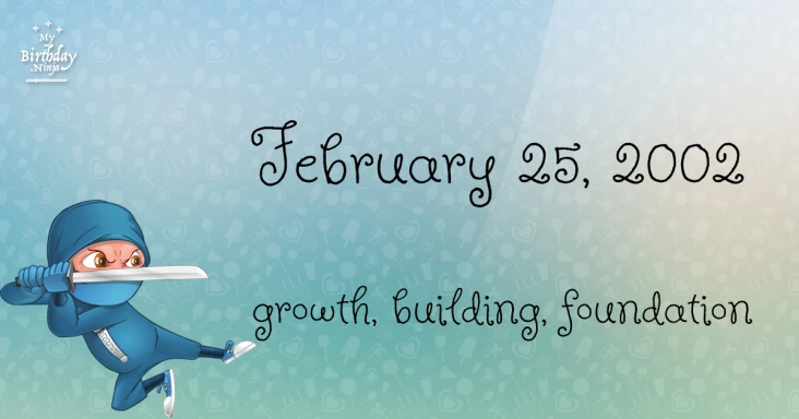 February 25, 2002 | Date Mania Wiki | Fandom