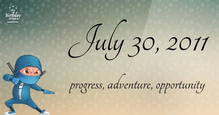 July 30, 2011 | Date Mania Wiki | Fandom
