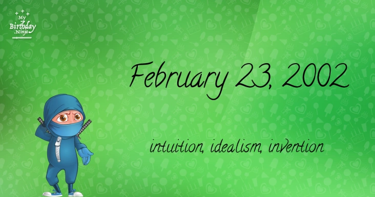 February 23, 2002 | Date Mania Wiki | Fandom
