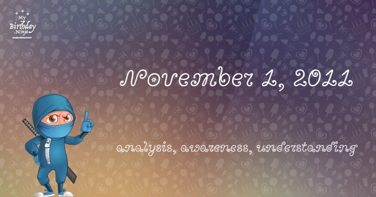 November 1, 2011 | Date Mania Wiki | Fandom