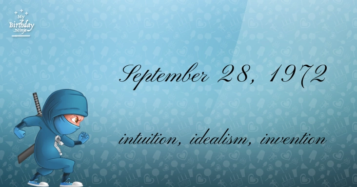 September 28, 1972 | Date Mania Wiki | Fandom