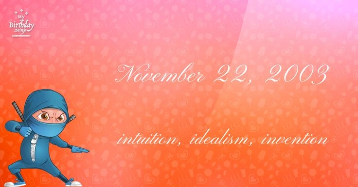 November 22, 2003 | Date Posters Wiki | Fandom