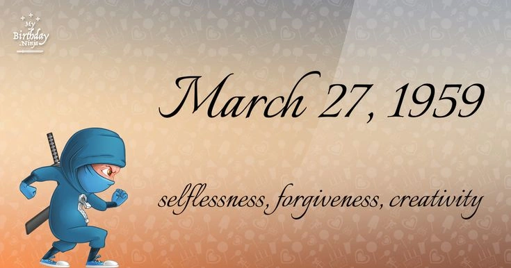 March 27, 1959 | Date Posters Wiki | Fandom