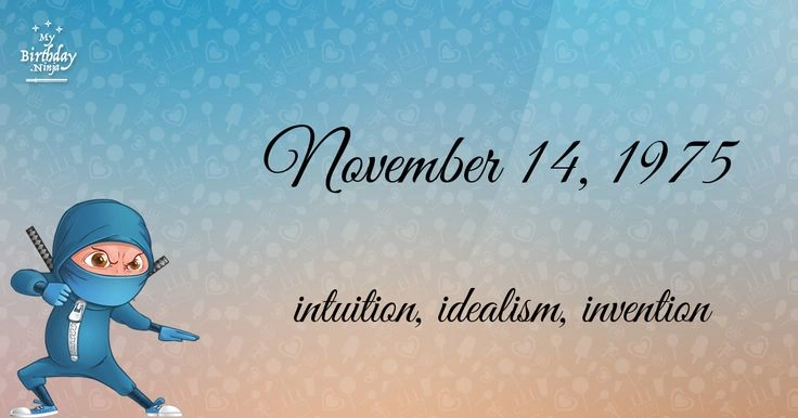 November 14, 1975 | Date Posters Wiki | Fandom