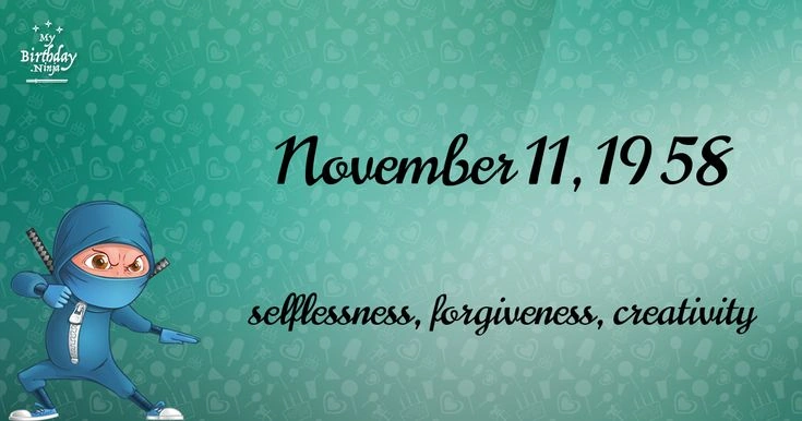 November 11, 1958 | Date Posters Wiki | Fandom