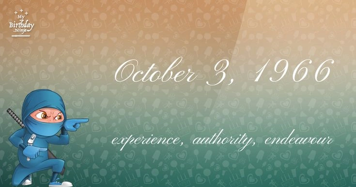 October 3, 1966 | Date World Wiki | Fandom