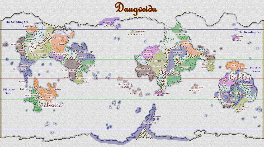 Daugveidu World Map - Drawn | Daugveidu Wiki | Fandom