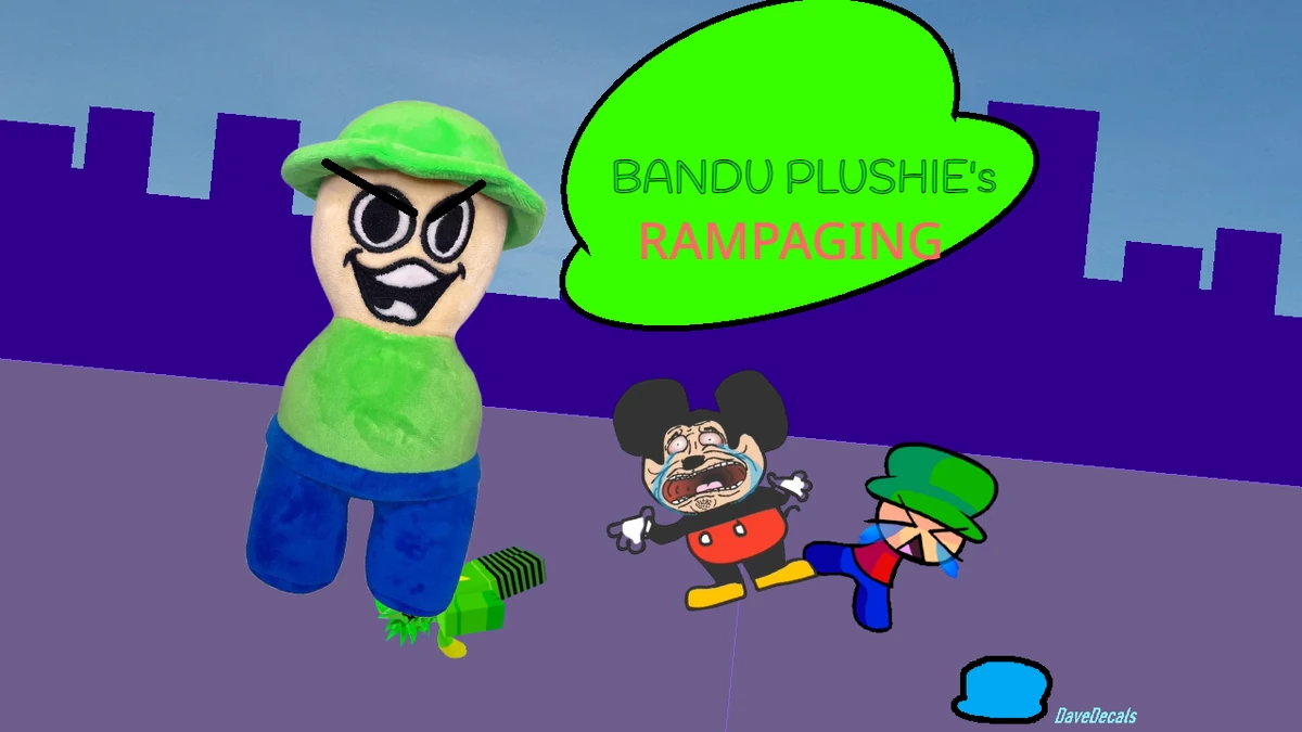 Bandu Plushie's Rampaging | Davedecals series Wiki | Fandom