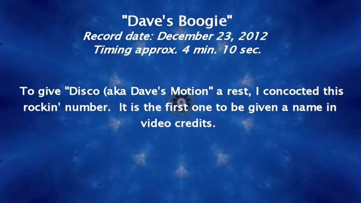Dave's Boogie | Davemadson enterprises inc. Wiki | Fandom