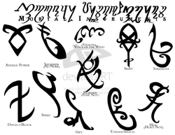 how to draw shadowhunter runes on yourself
