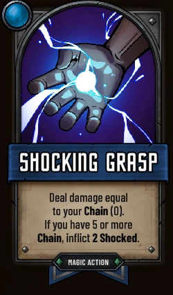 Shocking Grasp | Dawncaster Wiki | Fandom