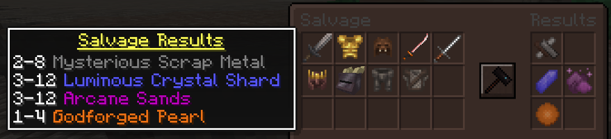 Salvaging Table | DawnCraft Wiki | Fandom