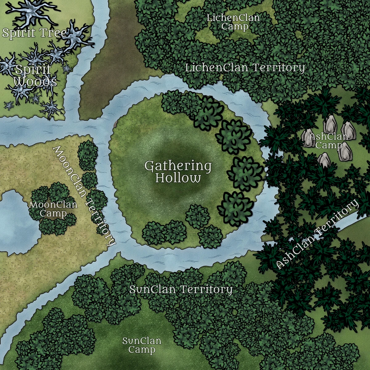 The Forest Territories | DawnfireOfSkyClan Wiki | Fandom