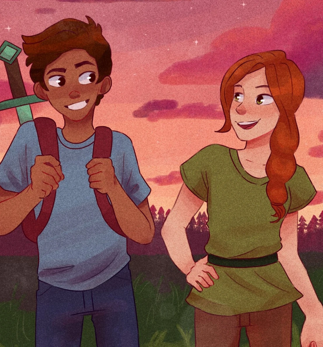 Steve and Alex | Daydream SMP Wiki | Fandom