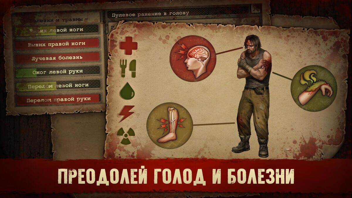 Болезни и травмы Day R Wiki Fandom