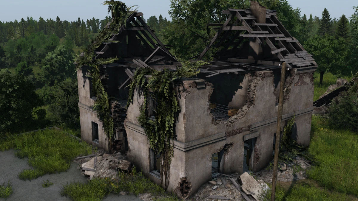 Ruined Tall L-Shaped House - DayZ Wiki