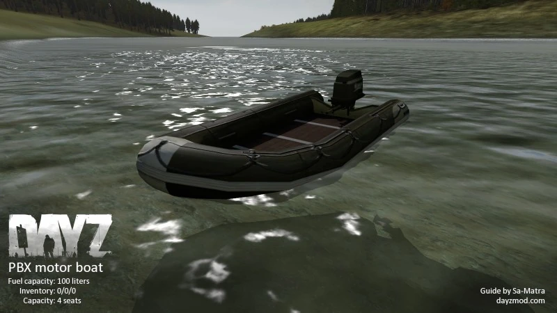 Моторная лодка из ПВХ — DayZ Wiki