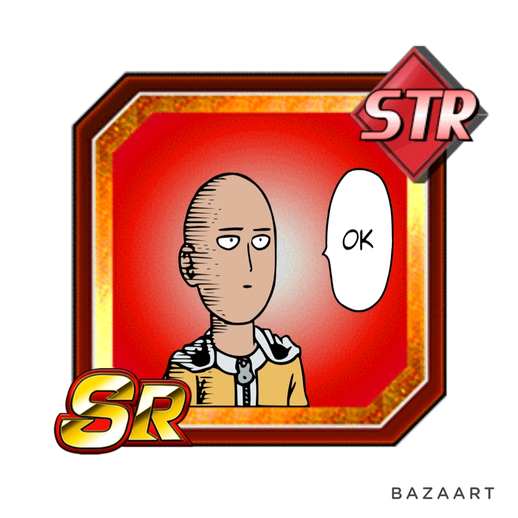 True to his Name Saitama (But he actually defeats everyone in one punch ...
