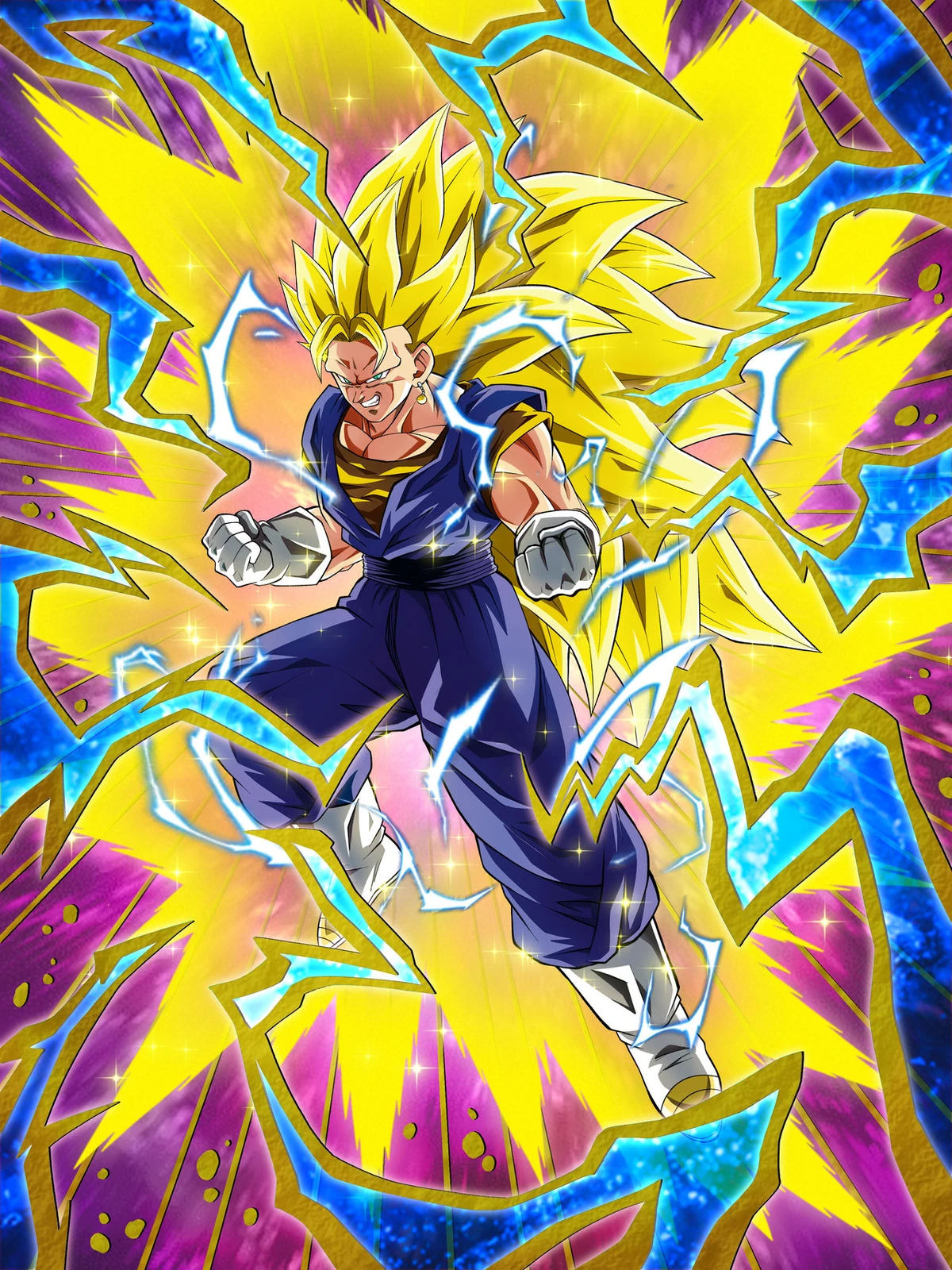 The Full Power of The Potara Super Saiyan 3 Vegito | Dokfan Battle Wiki ...