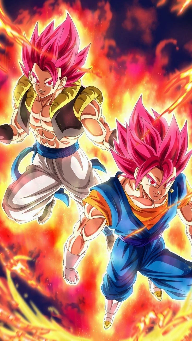 Ultra Primal Power Super Saiyan God Vegito and Super Saiyan God Gogeta ...