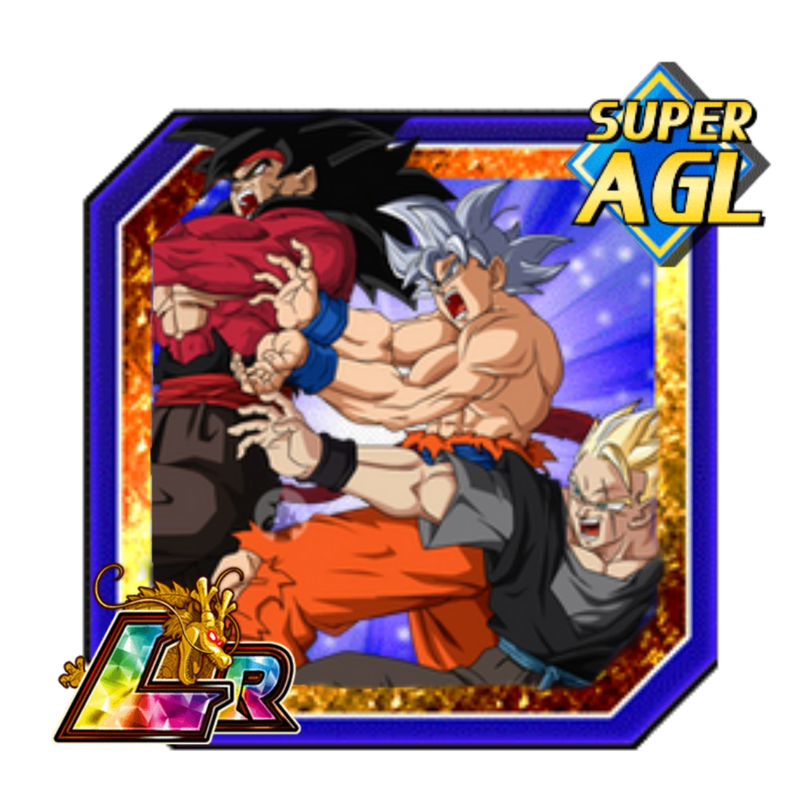 Powerful Generation of Saiyan Warriors Super Saiyan 4 Bardock & Goku ...