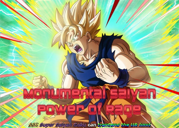 Monumental Saiyan Power of Rage | Dokfan Battle Wiki | Fandom
