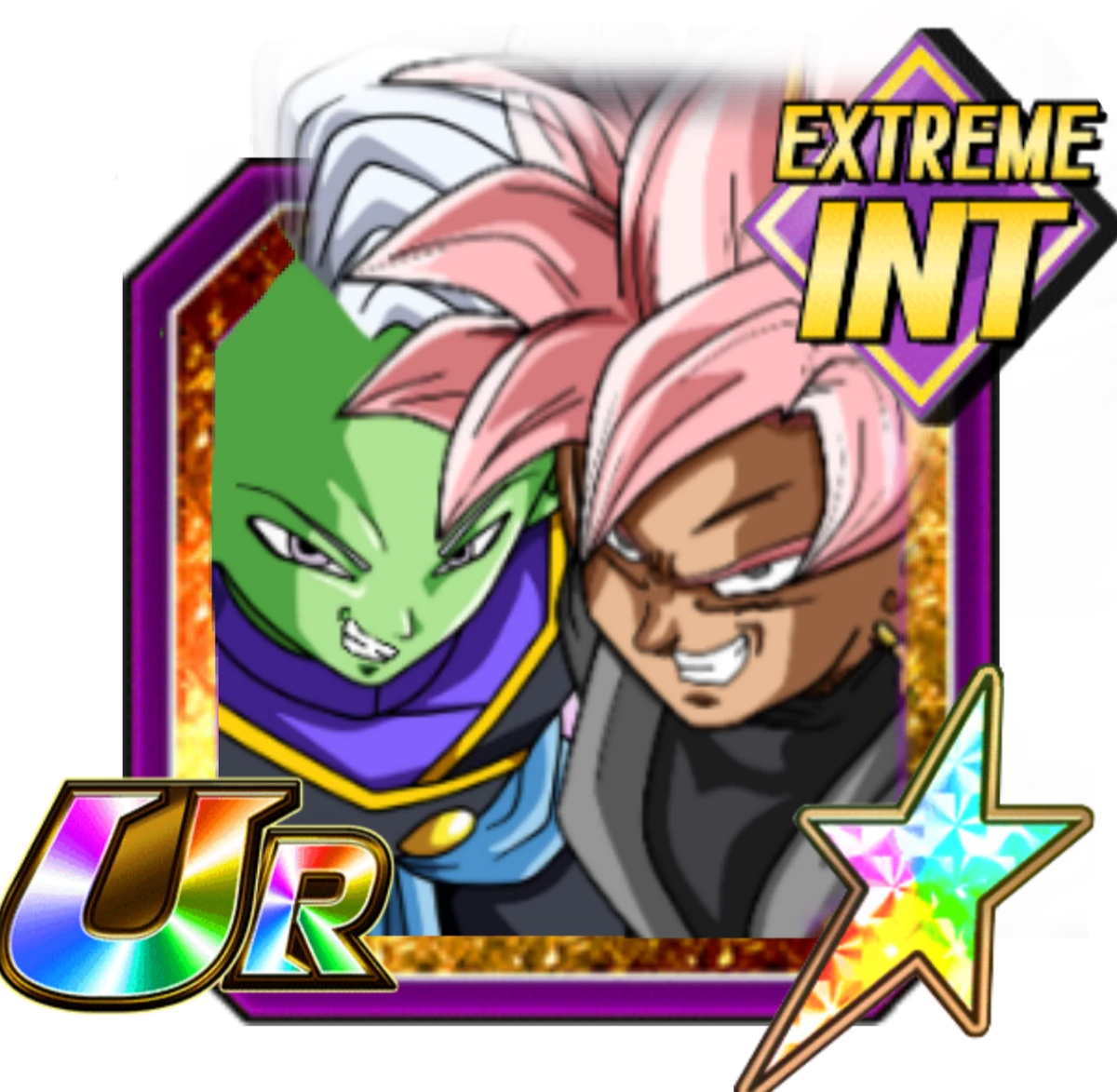 Veracious Nightmare Goku Black (Super Saiyan Rosé) and Zamasu | Dokfan ...