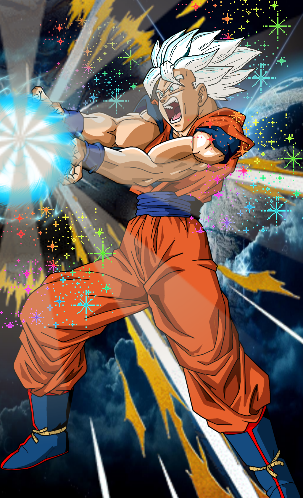 Pure God (Super Saiyan White Goku) | Dokfan Battle Wiki | Fandom