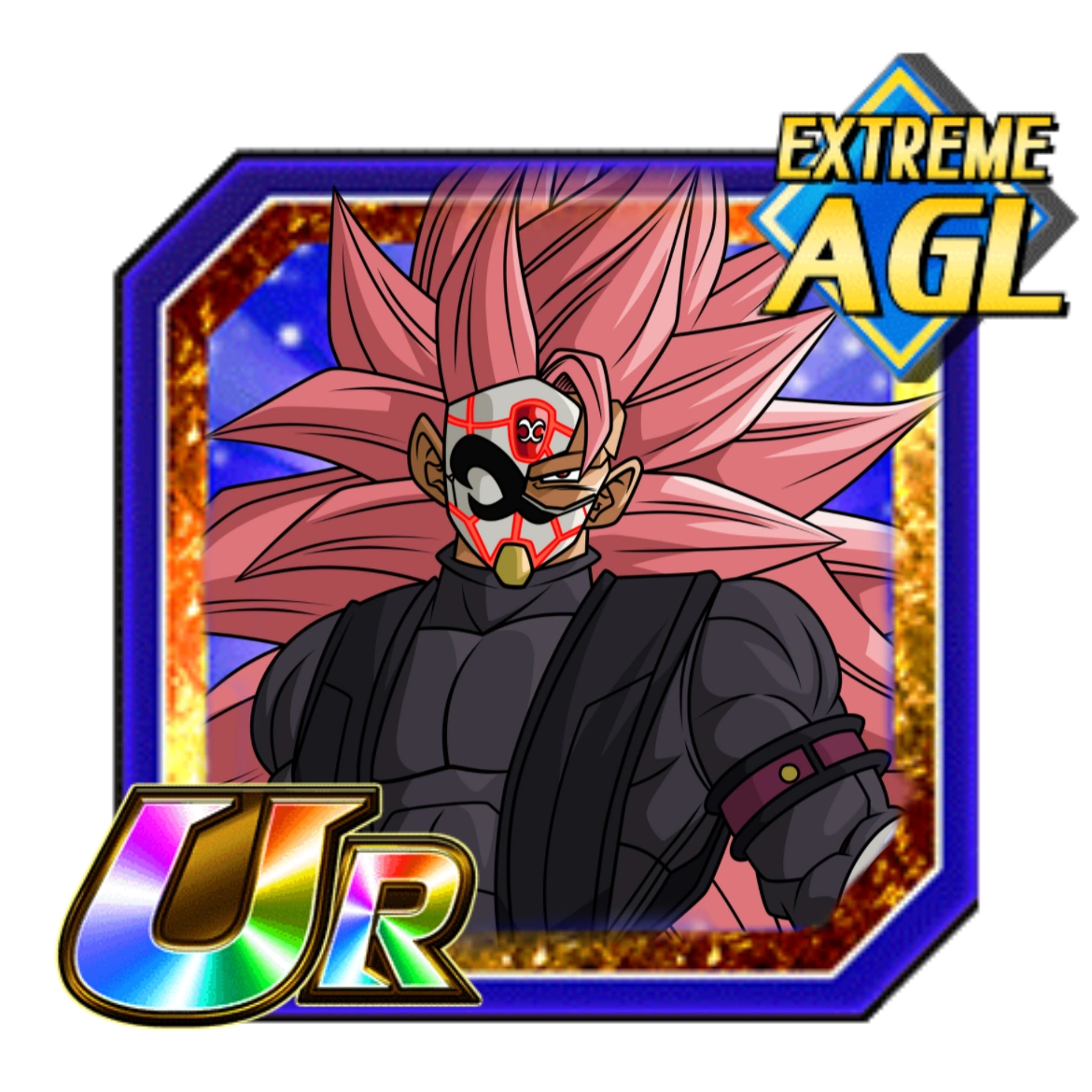 Rose-Colored God of Justice Crimson Masked Saiyan (Super Saiyan Rose 3 ...