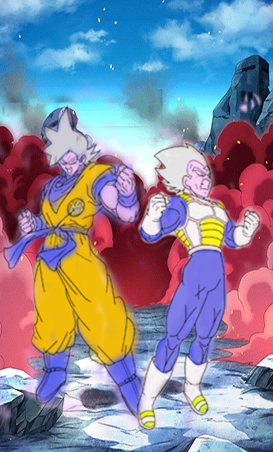 The Universal Hope Ultra Instinct Goku & Ultra Instinct Vegeta | Dokfan ...