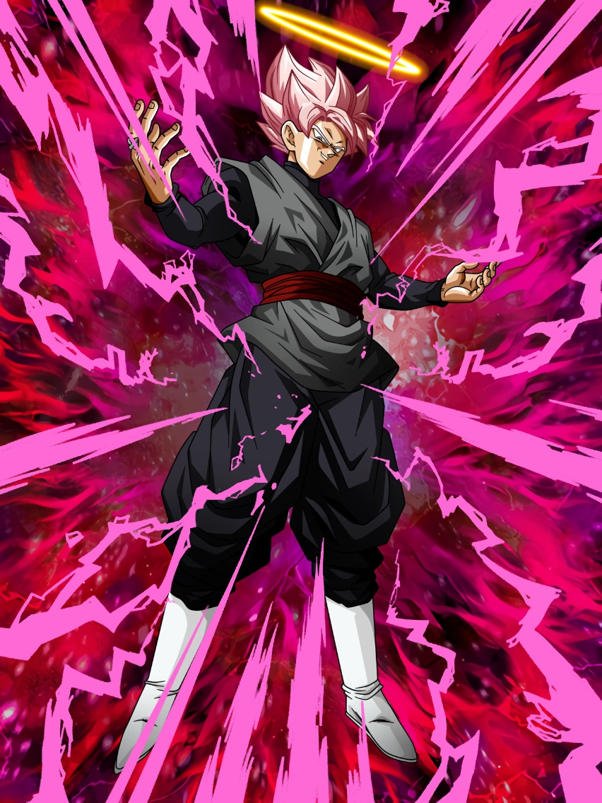 Divine Nightmare Goku Black (Super Saiyan Rosé) (Angel) | Dokfan Battle ...