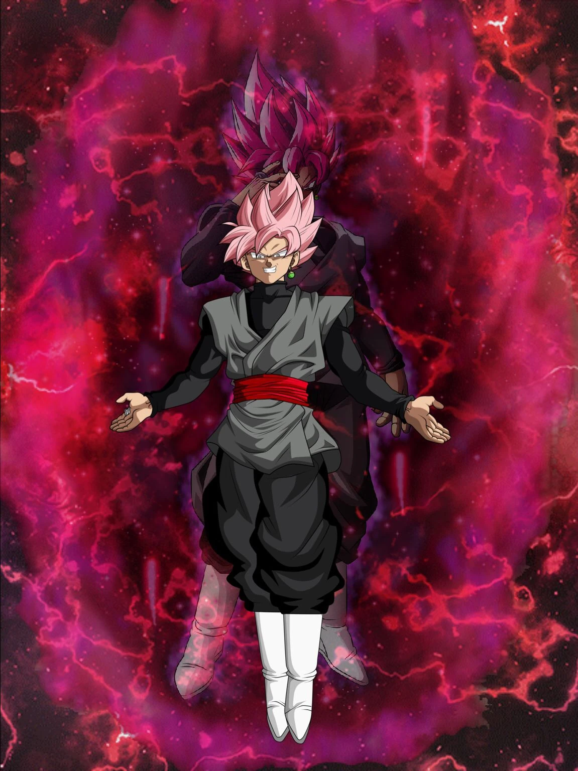 Evolution of Chaos Goku Black (Super Saiyan Rosé) | Dokfan Battle Wiki ...