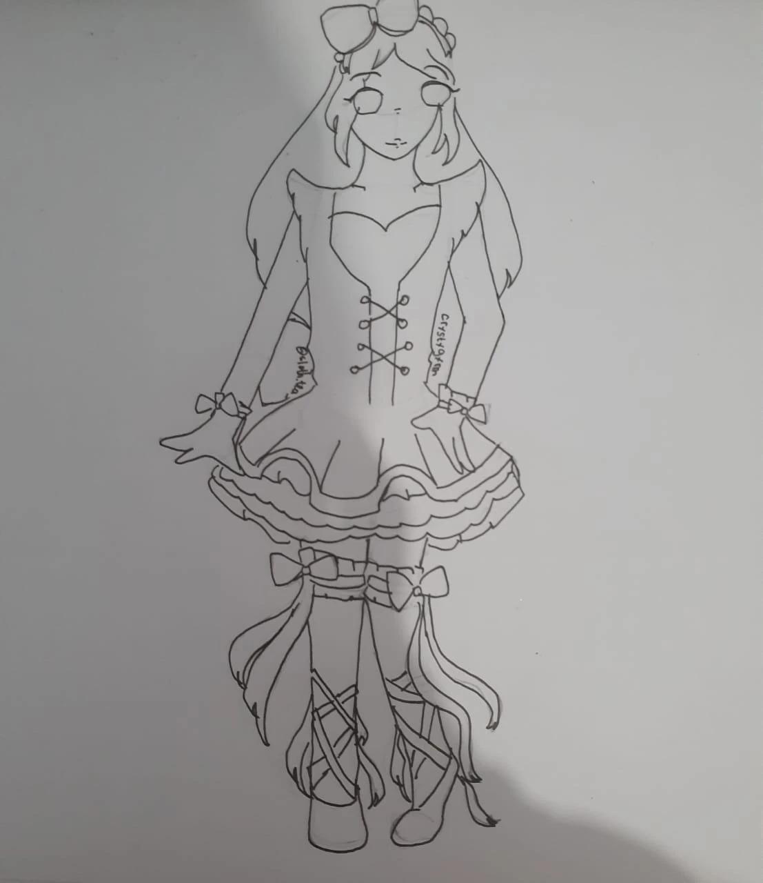 i tried drawing the DD set :> | Fandom