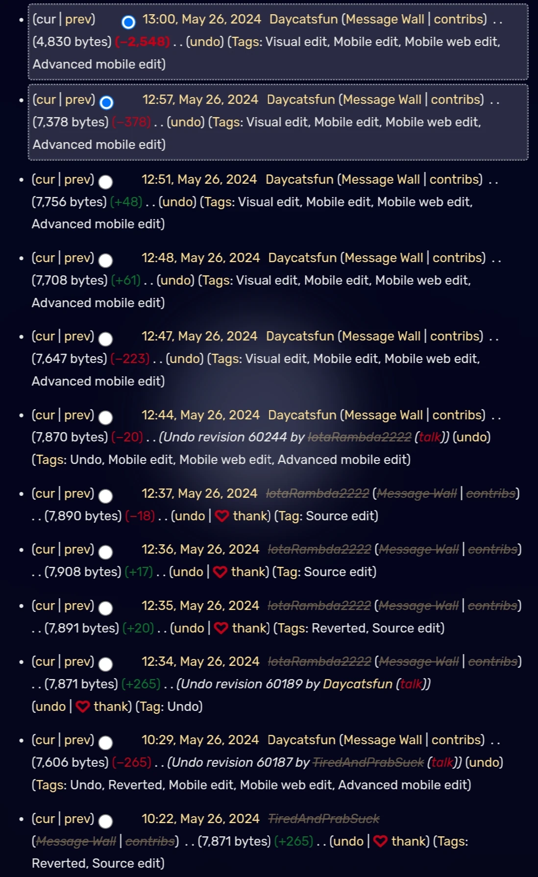 Look what I had to do with my bio. | Fandom