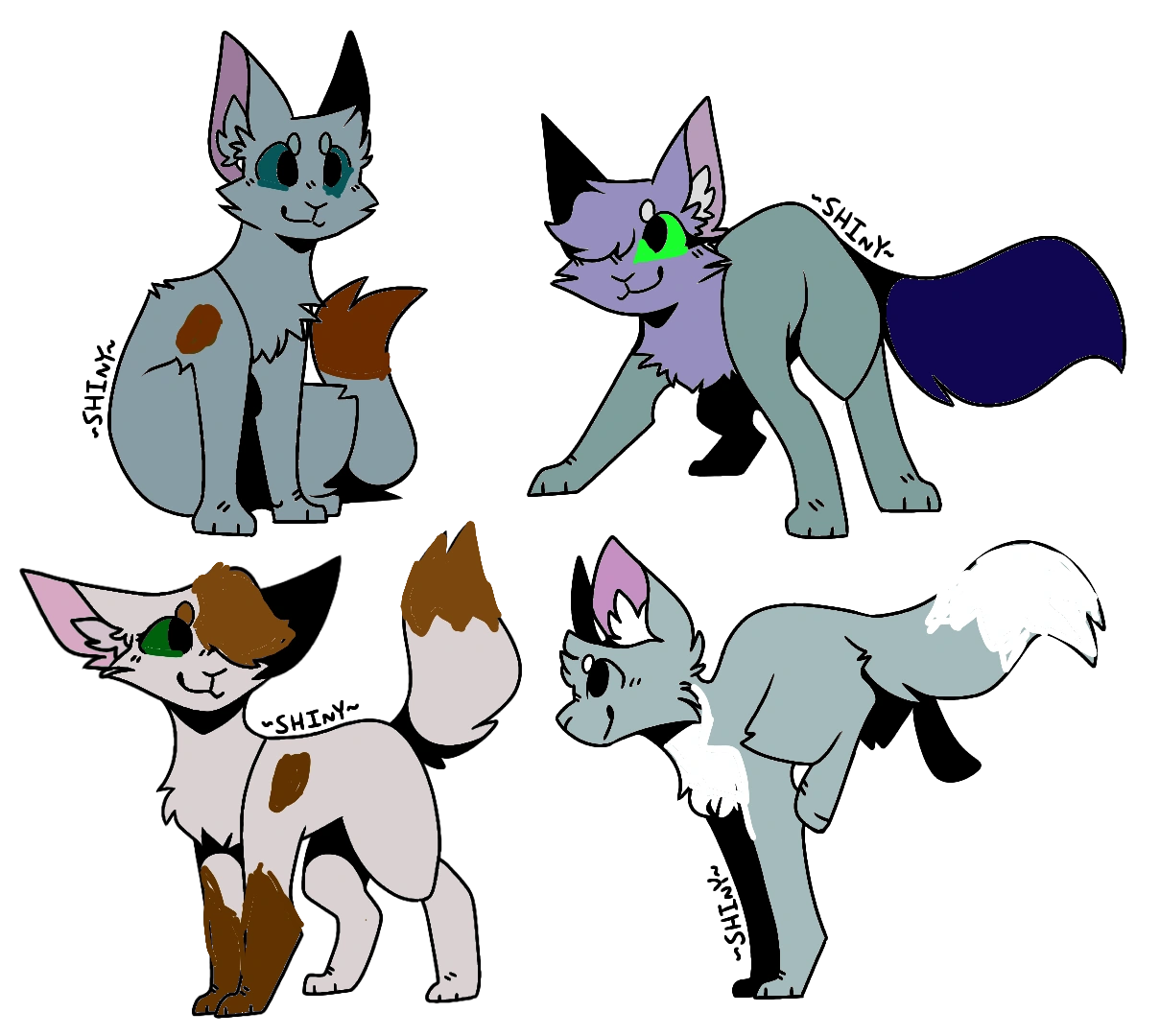 Off Topic basefill of some WC OCs [Bases by Sylvii] (Warning: Bright ...