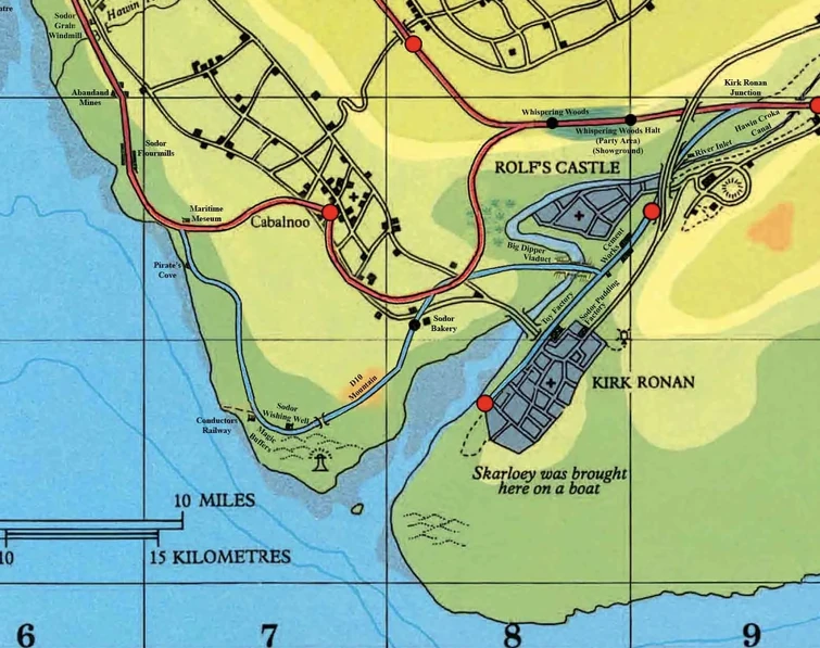 How would the Arlesdale Railway fit onto a canon TVS map? | Fandom