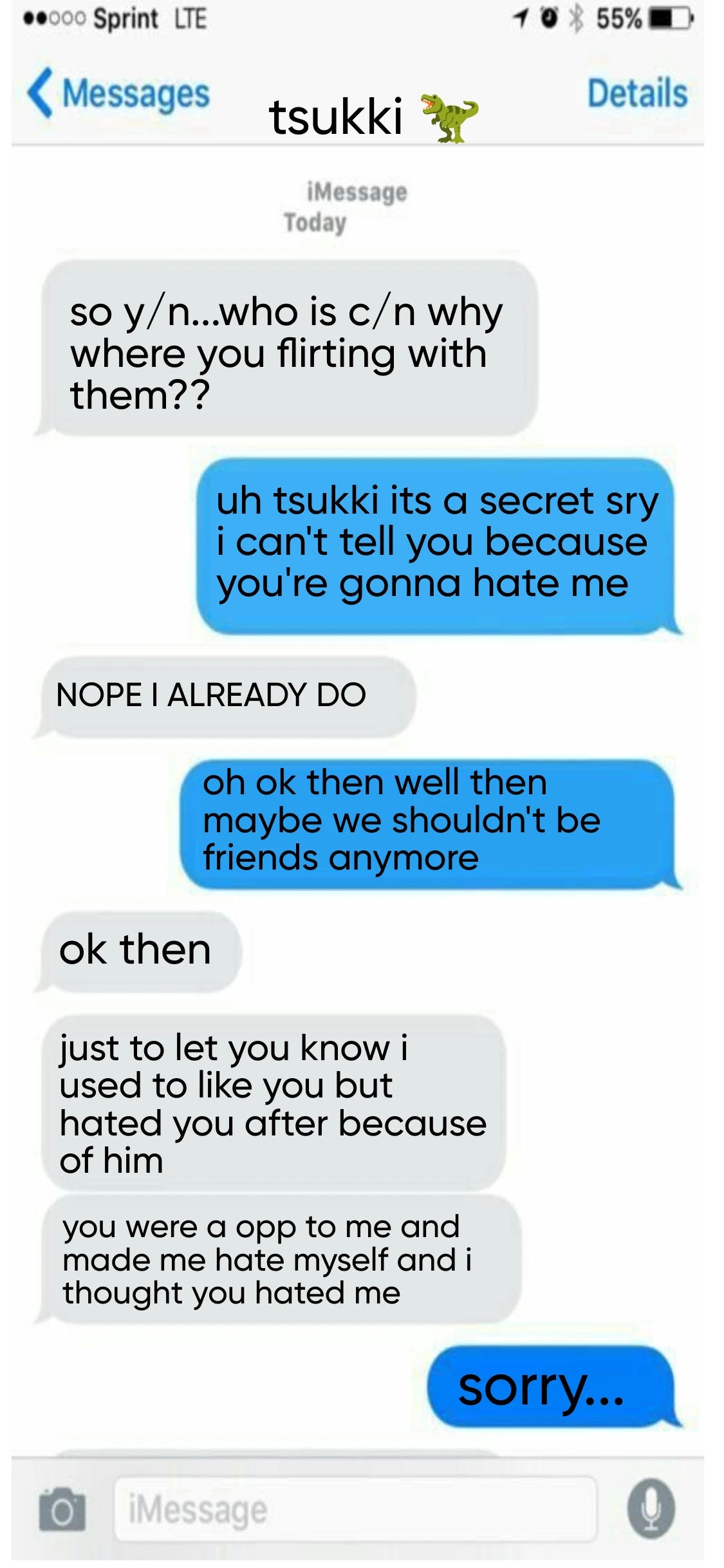 haikyuu text X y/n (tsukki...TO BE DONE) | Fandom