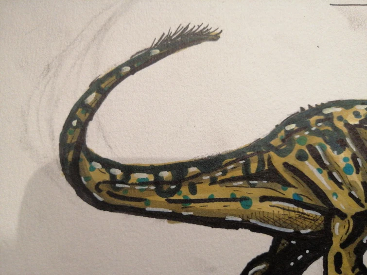 How accurate is my alectrosaurus drawing from 1-10 | Fandom
