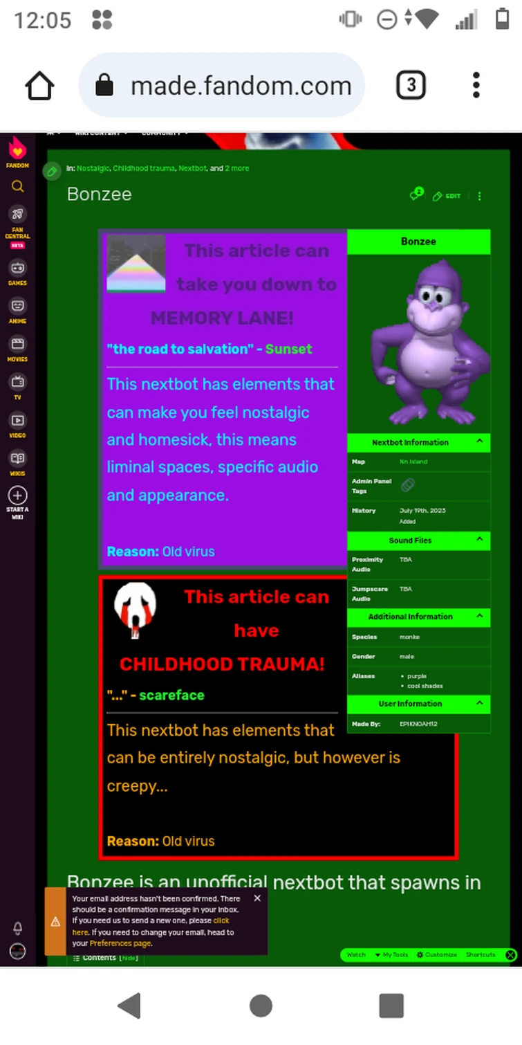 Discuss Everything About Nico's Nextbots Fanmade Wiki | Fandom