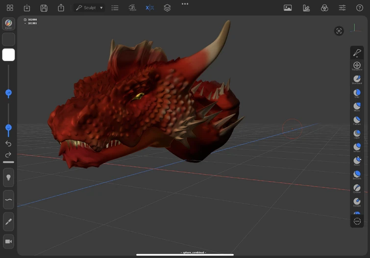 I gave my 3D model of Caraxes some colour | Fandom