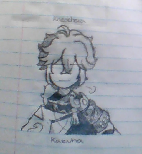 Kazuha Drawing Finished!!